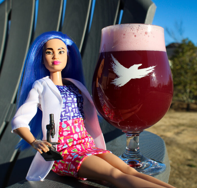 Barbie’s Dream Beer Blue Razz Sour Ale - Blackbird Brewery